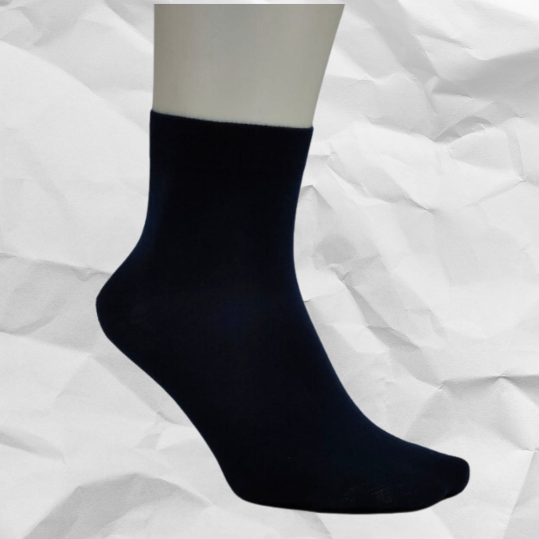Bio-Washed Cotton Black Ankle Socks - Pack of 5 Pairs | Comfortable ...